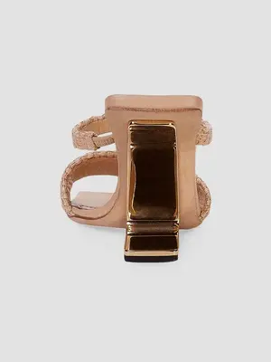 Cult Gaia Rene 83mm Woven Sandals