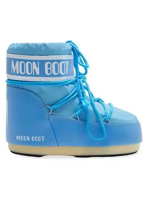 Moon Boot Icon Low Fleece Boots Alaskan Blue