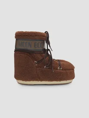 Moon Boot Icon Low Fleece Boots - Brown