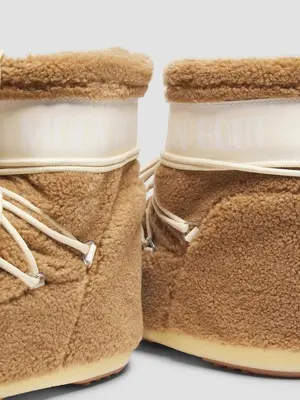 Moon Boot Icon Low Fleece Boots - Camel