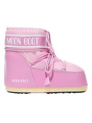 Moon Boot Icon Low Fleece Boots Pink