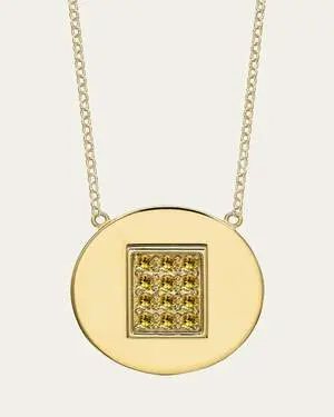 TRACEE NICHOLS Tracee Nichols 14K Gold Citrine Birthstone Necklace Citrine
