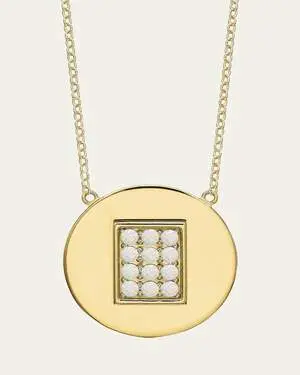 TRACEE NICHOLS Tracee Nichols 14K Yellow Gold Opal Pendant Necklace Opal