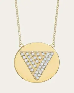 TRACEE NICHOLS 14k Diamond Token Necklace - Gold