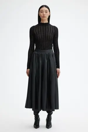 HOUSE OF DAGMAR Lace Knit Top