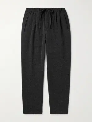 Massimo Alba Straight-leg Cotton And Cashmere-blend Trousers