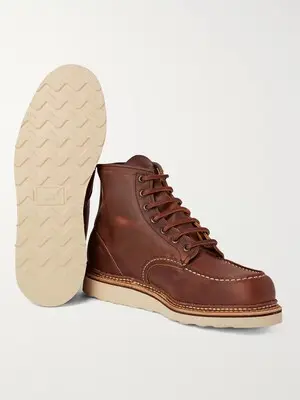 Red Wing 1907 Classic Moc Leather Boots - Brown