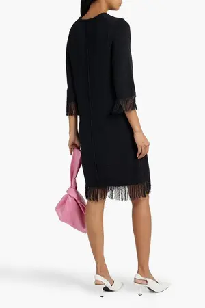 Loulou De Saison Loulou Studio Cella Fringed Knit Dress