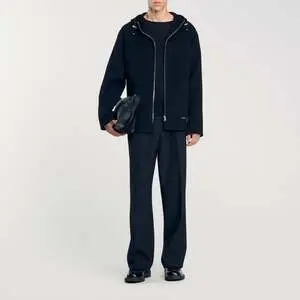 Sandro Hooded Windbreaker