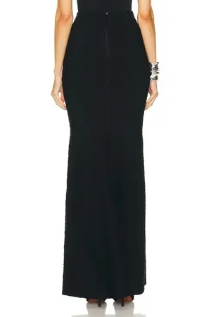Alaïa Long Ponte Skirt