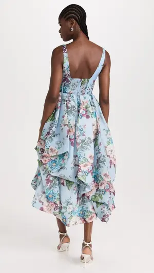 Zimmermann Matchmaker Drape Midi Dress