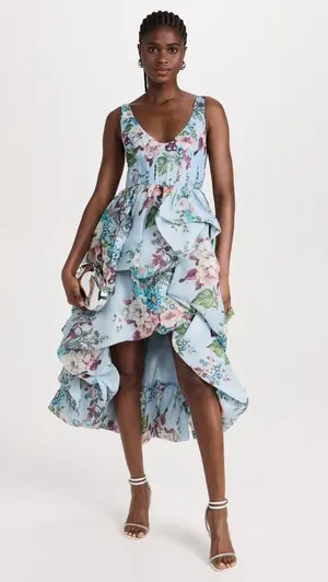 Zimmermann Matchmaker Drape Midi Dress