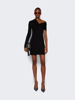 Saint Laurent Asymmetric Mini Dress