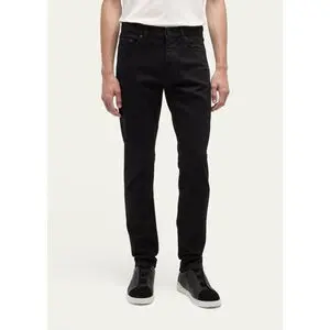 Zegna 5-pocket Jeans - Black Solid