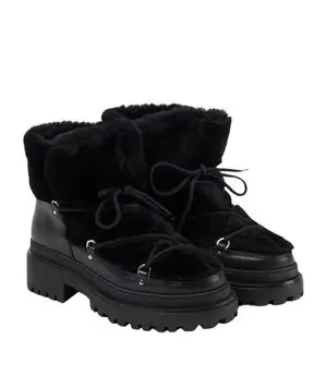 YVES SALOMON Shearling Ankle Boots