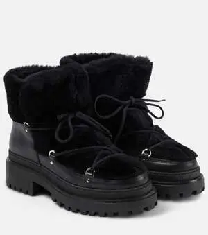 YVES SALOMON Shearling Ankle Boots
