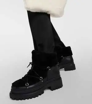 YVES SALOMON Shearling Ankle Boots