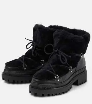 YVES SALOMON Shearling Ankle Boots