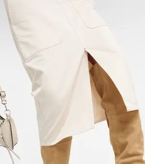 MARANT ETOILE Flozia Cotton Midi Skirt