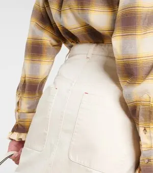 MARANT ETOILE Flozia Cotton Midi Skirt