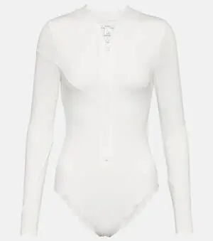 Marysia North Sea Rashguard Swimsuit - White