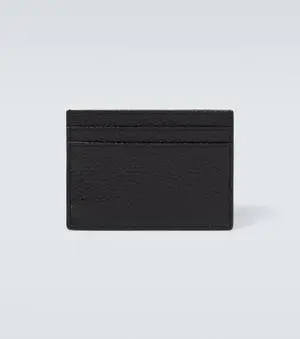 Saint Laurent Leather Card Holder - Black