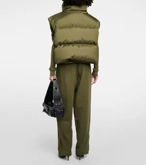 Wardrobe.NYC Cropped Puffer Vest