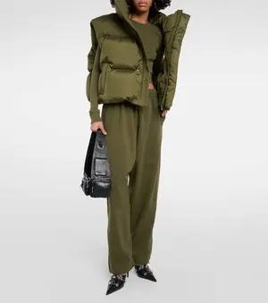 Wardrobe.NYC Cropped Puffer Vest