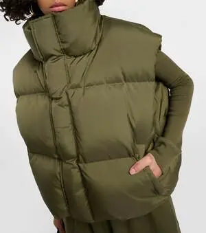 Wardrobe.NYC Cropped Puffer Vest