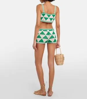 Anna Kosturova Maija Crochet Crop Top
