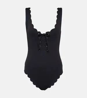 Marysia Palm Springs Tie One-piece Swimsuit - Black