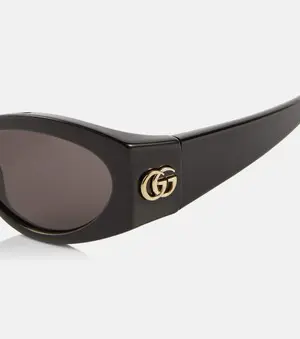 Gucci Gg Oval Sunglasses