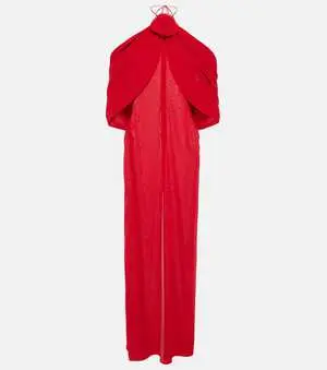 Magda Butrym Floral-appliqué Gown