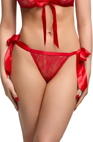 VON FOLLIES BY DITA VON TEESE Fantacist Side Tie Briefs