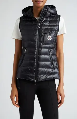 Moncler Collared Vests For Women