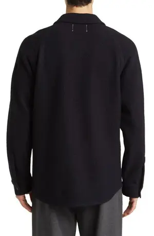 Reigning Champ Warden Boiled Wool Overshirt