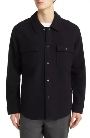 Reigning Champ Warden Boiled Wool Overshirt