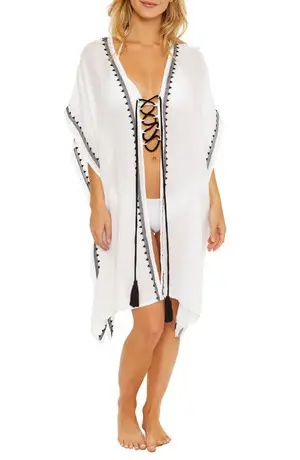 SOLUNA Embroidered Cover-up - White
