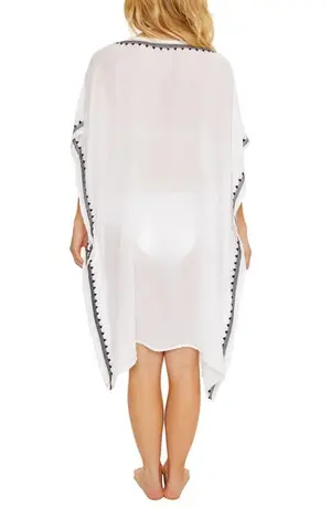 SOLUNA Embroidered Cover-up - White