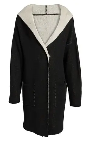 Blanknyc Hooded Knit Cardigan