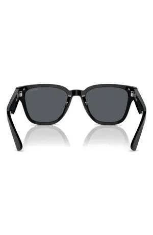 Prada 52mm Pillow Sunglasses - Black