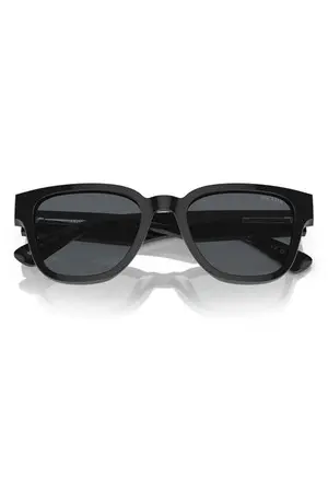 Prada 52mm Pillow Sunglasses - Black
