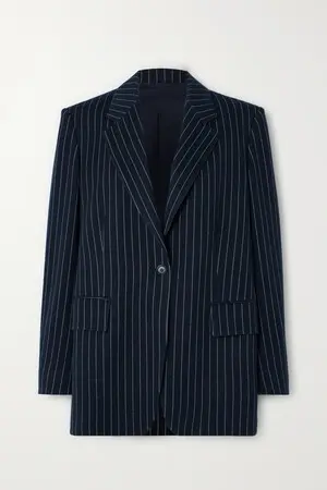 Max Mara Aceri Pinstriped Blazer