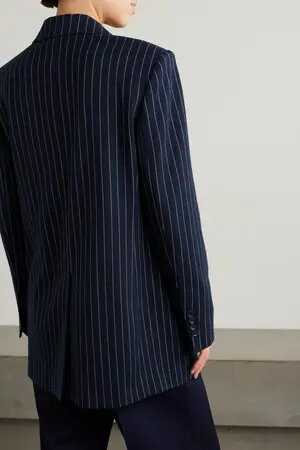 Max Mara Aceri Pinstriped Blazer