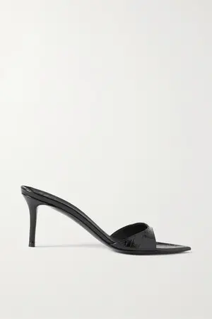 GIUSEPPE ZANOTTI Quasimodo Croc-effect Leather Sandals
