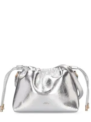 A.p.c. Mini Ninon Shoulder Bag - Argent