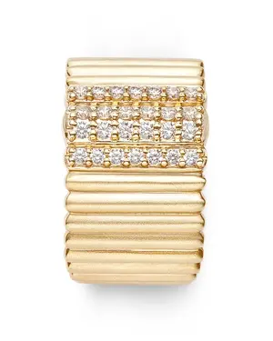 Bloomingdale'S 14k Yellow Diamond Statement Ring 0.30 Tcw