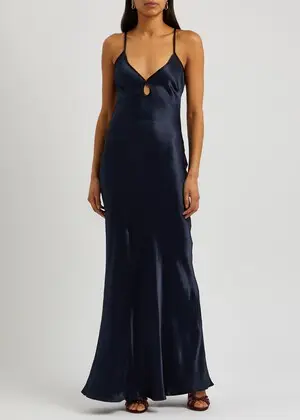 Bec & Bridge Cedar City Satin Maxi Dress