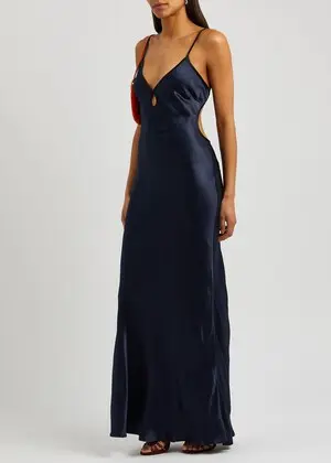 Bec & Bridge Cedar City Satin Maxi Dress