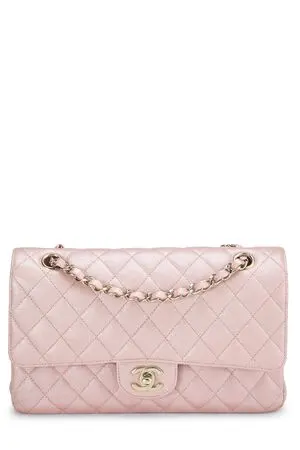 Chanel Iridescent Quilted Caviar Classic Double Flap Medium